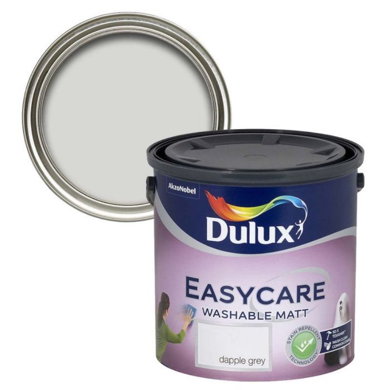 Topline Doyles.2.5l Dulux Easycare Washable Matt Dapple Grey